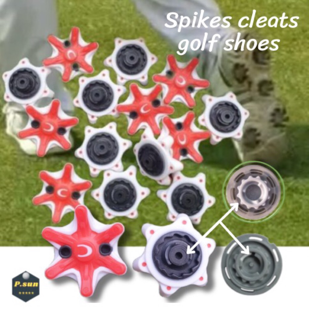 ปุ่มรองเท้ากอล์ฟ5-15 pcs+ / ตัวขันปุ่ม spikes cleats golf shoes fast ...