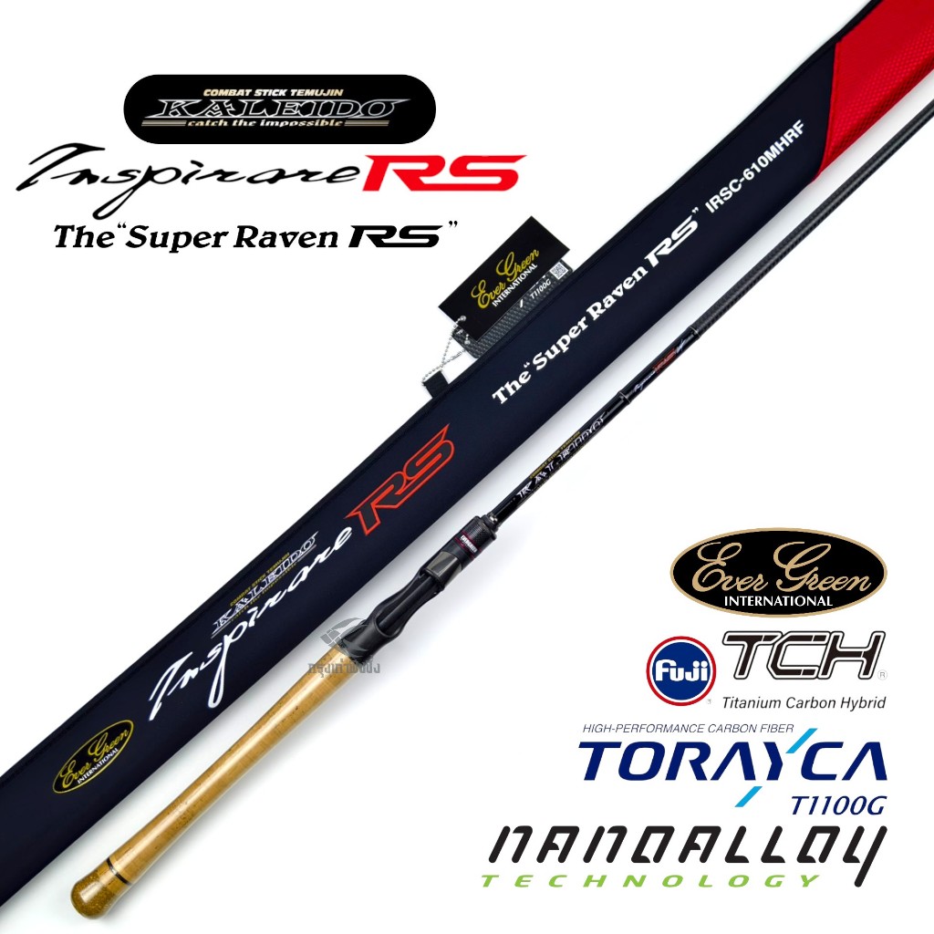 คันเบ็ด Evergreen - Kaleido Inspirale RS IRSC-610MHRF - the "Super Raven RS" ของแท้ | Shopee ...