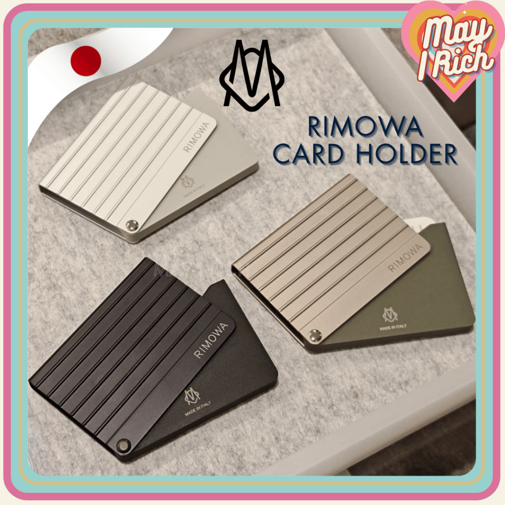 [Pre-Order ส่งของ 25/8] RIMOWA Aluminium Card Holder 💳 แม่ค้าหิ้วเองจาก ...