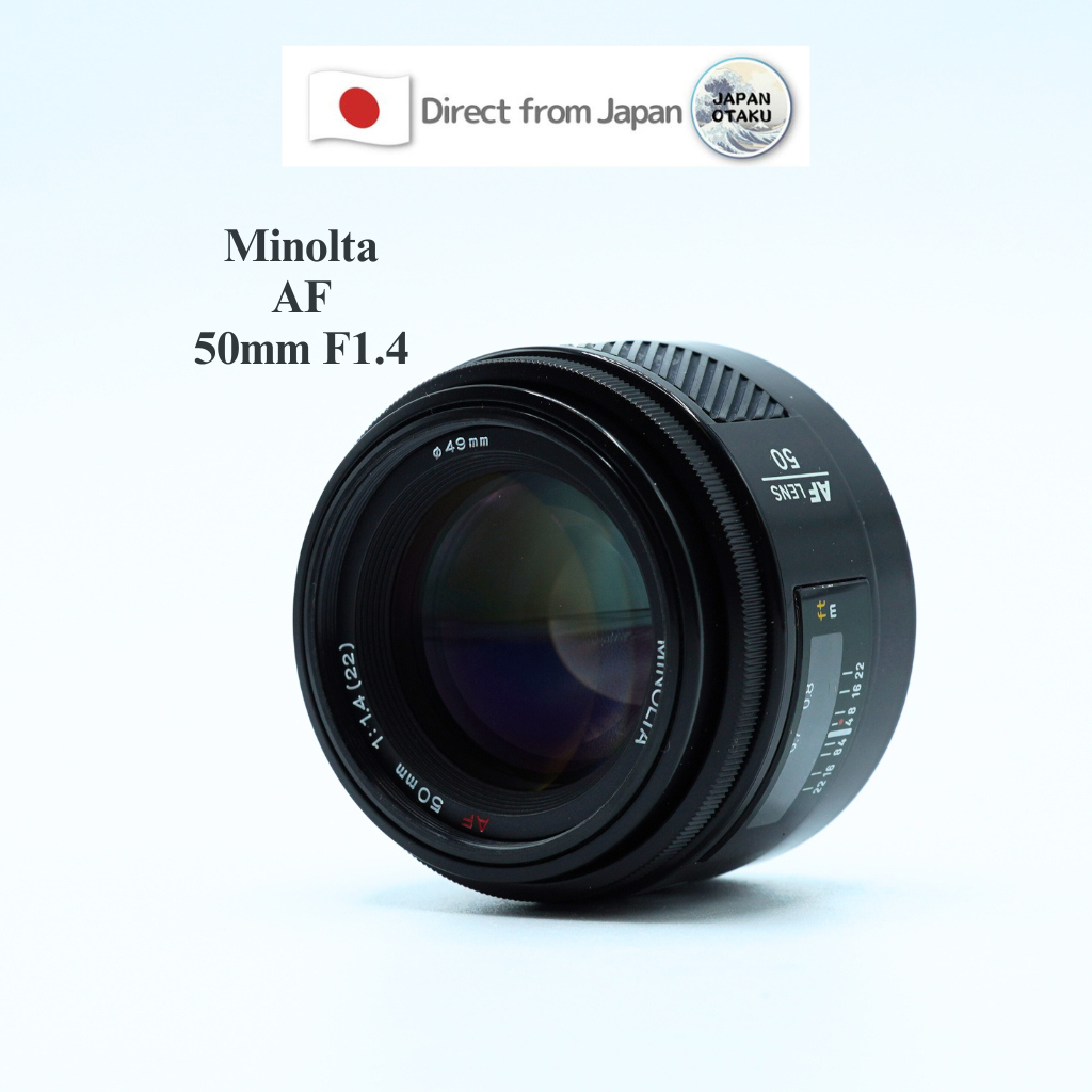 [ใช้ในญี่ปุ่น] " เลนส์วินเทจ " Minolta AF 50mm f1.4 รุ่นแรกที่ออก ...