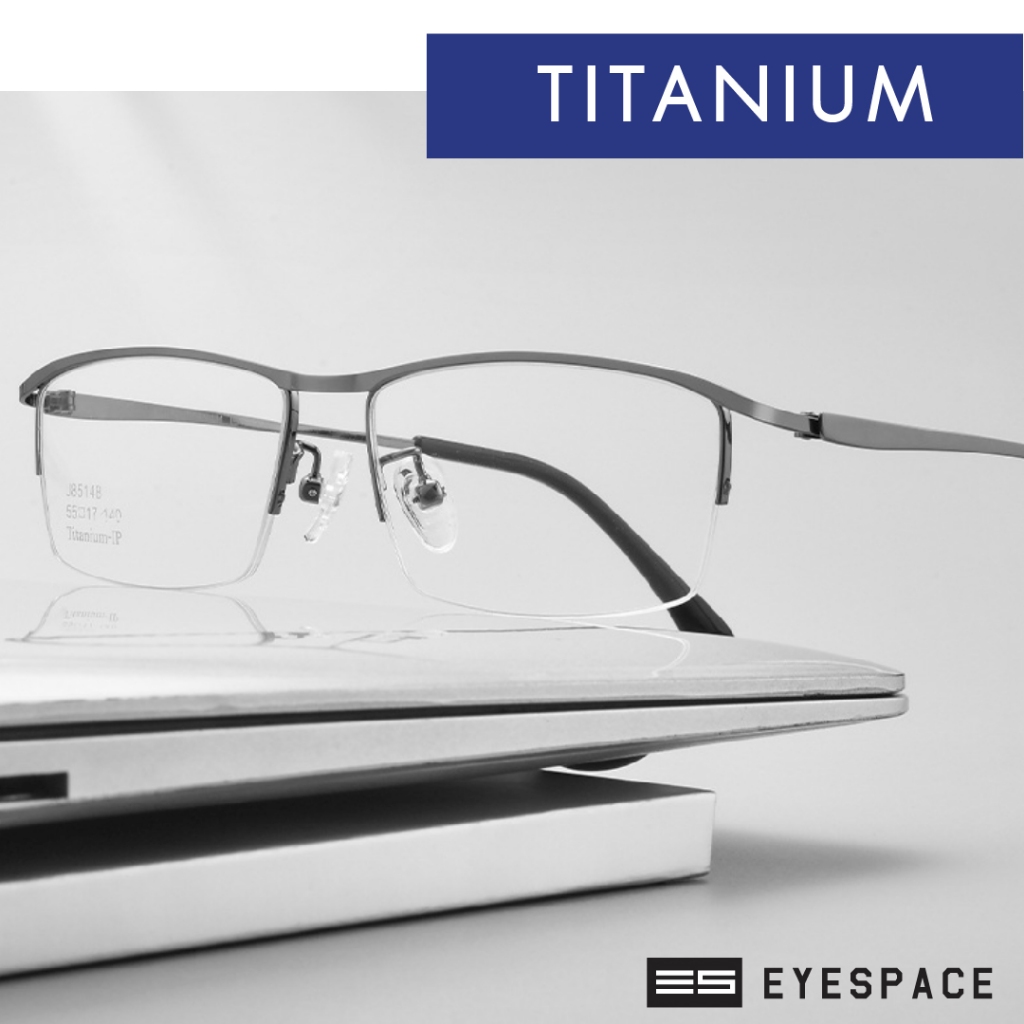 EYESPACE กรอบแว่น Titanium Flex ตัดเลนส์ตามค่าสายตา FT036 | Shopee Thailand