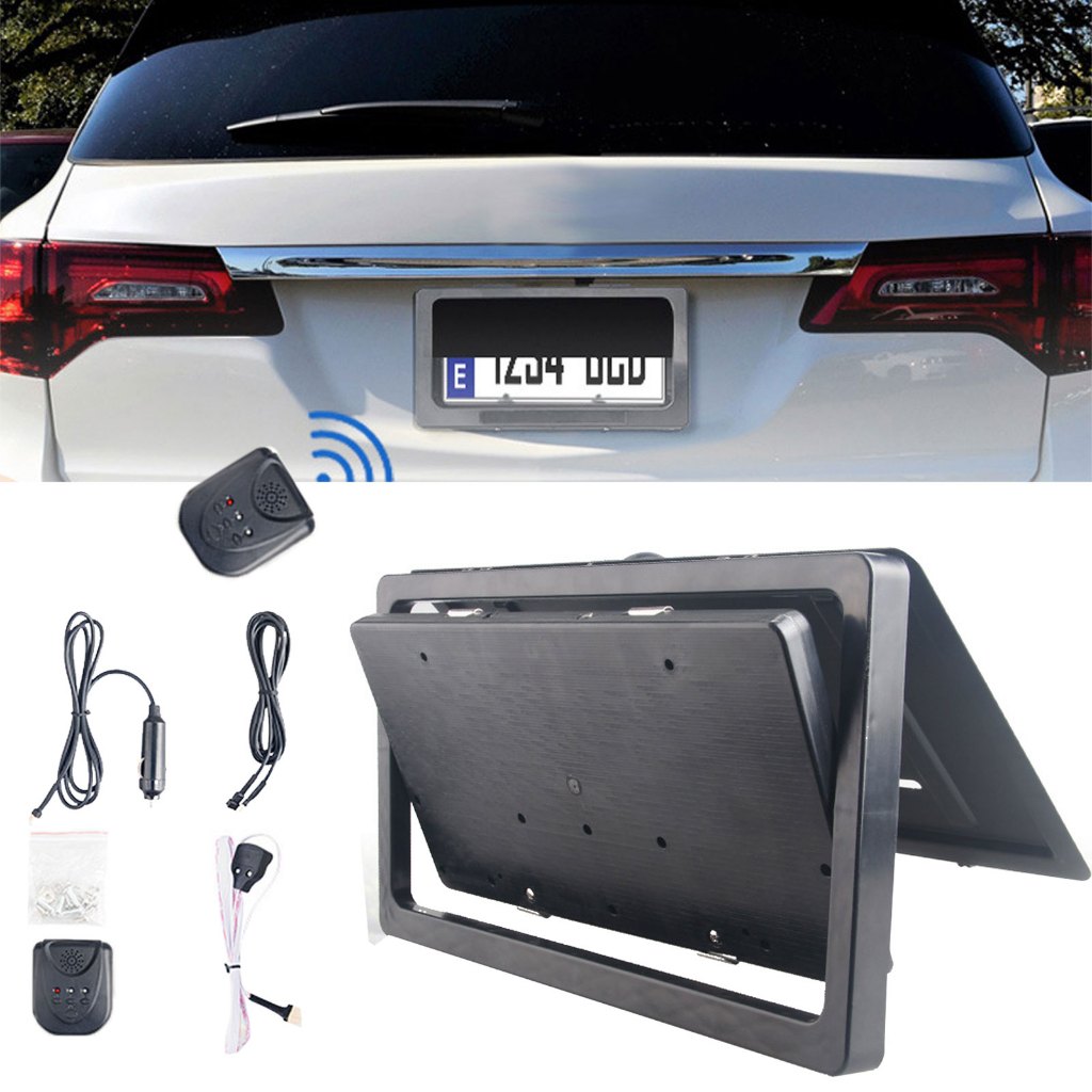 ถูกที่สุด U.S Modified License Plate Card Holder Auto Remote Control ...