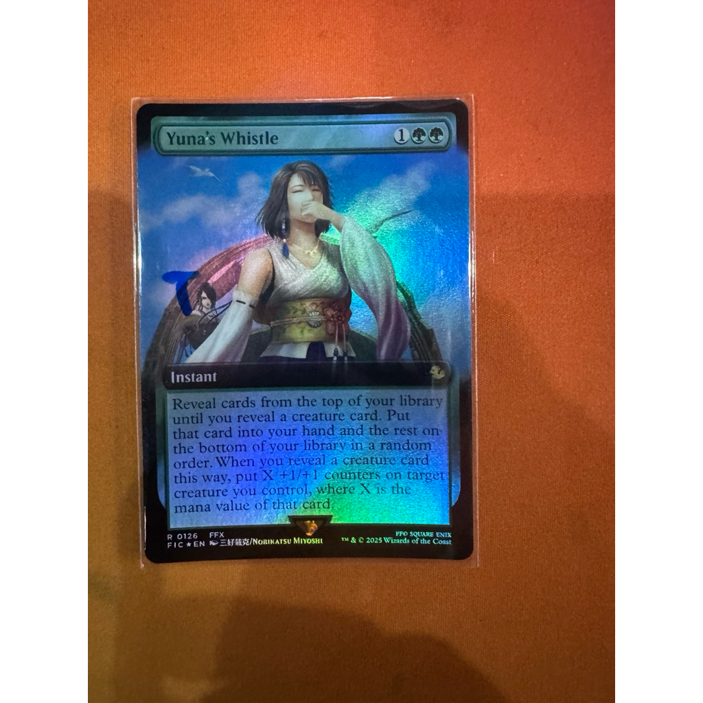 MTG Final Fantasy Commander Decks Variants Foil: Yuna's Whistle (0126 ...