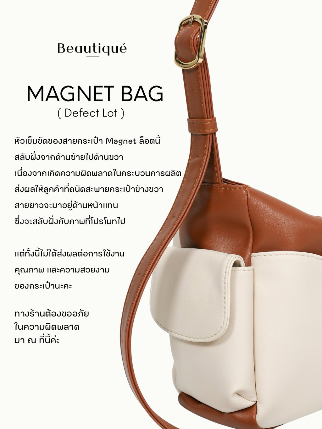 (Defect Lot) Beautiqué : Magnet Bag | Shopee Thailand