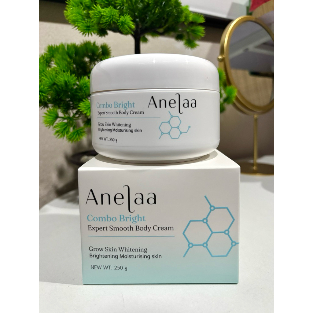 Anelaa Combo Bright Smoot Body Cream ขนาดใหม่ พรีออเดอร์ ครีมไจ๋สายจี้ ...