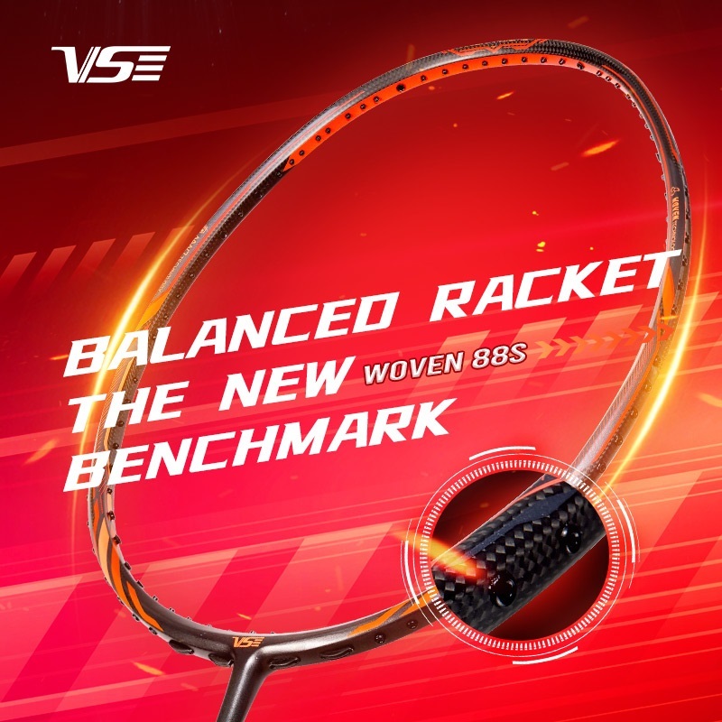 ไม้แบดมินตัน Venson รุ่น Ultra Woven 88S (4U) Badminton Racket | Shopee ...