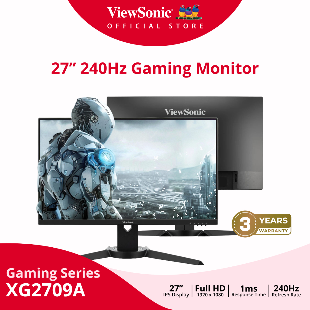Viewsonic Gaming Monitor XG2709A 27” / Full HD / 240 Hz / IPS / 1 ms ...