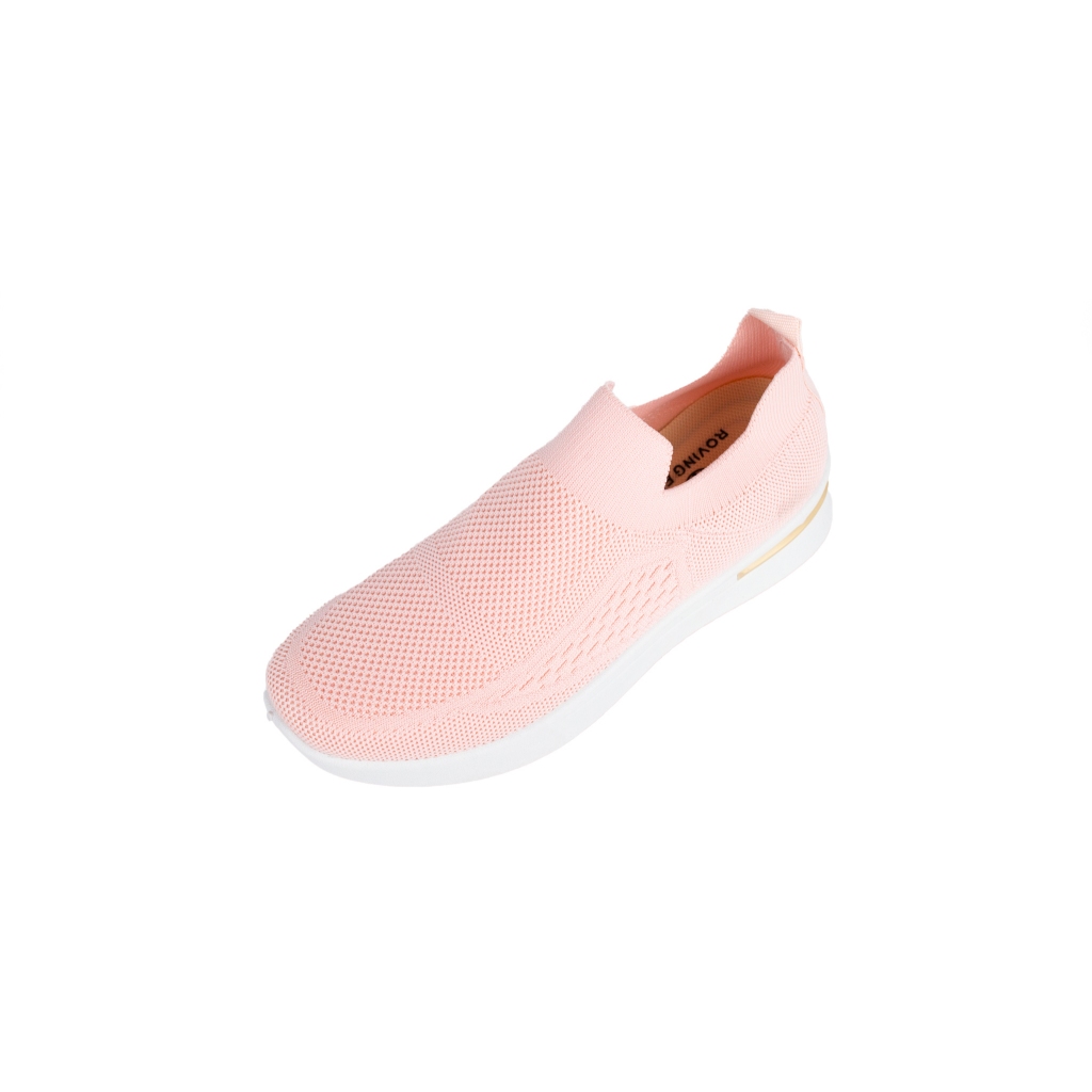 Rovingfox sneaker รองเท้าผ้าใบ UPPER ผ้าผู้หญิง พื้นนุ่ม ใส่เที่ยว ใส่ออกกำลังกายเบาๆ รุ่น ...