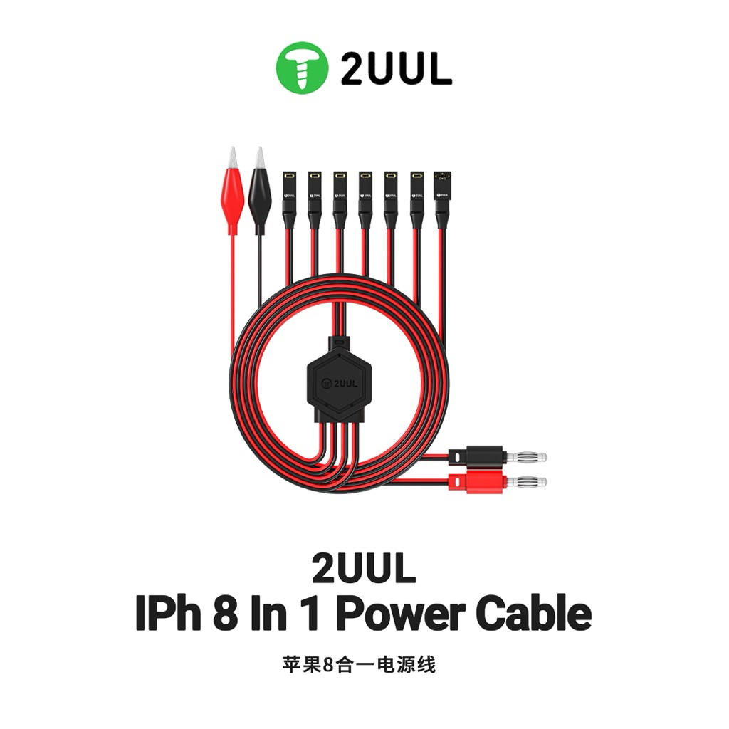 2UUL 8in1 สายซัพพลาย สำหรับ IP โทรศัพท์มือถือรุ่นที่รองรับiPhone 6-16Pm ...