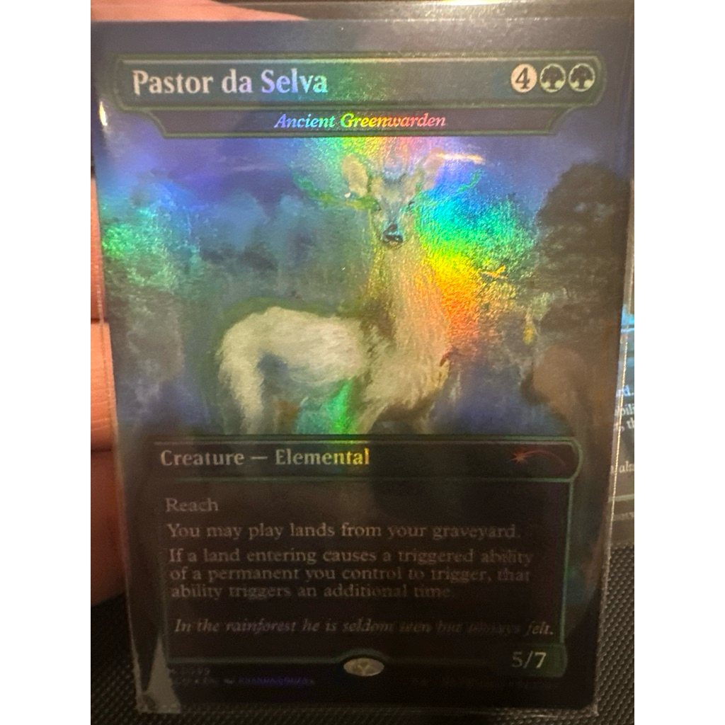 Ancient Greenwarden (2059 - Pastor da Selva - Foil) การ์ด Magic The ...