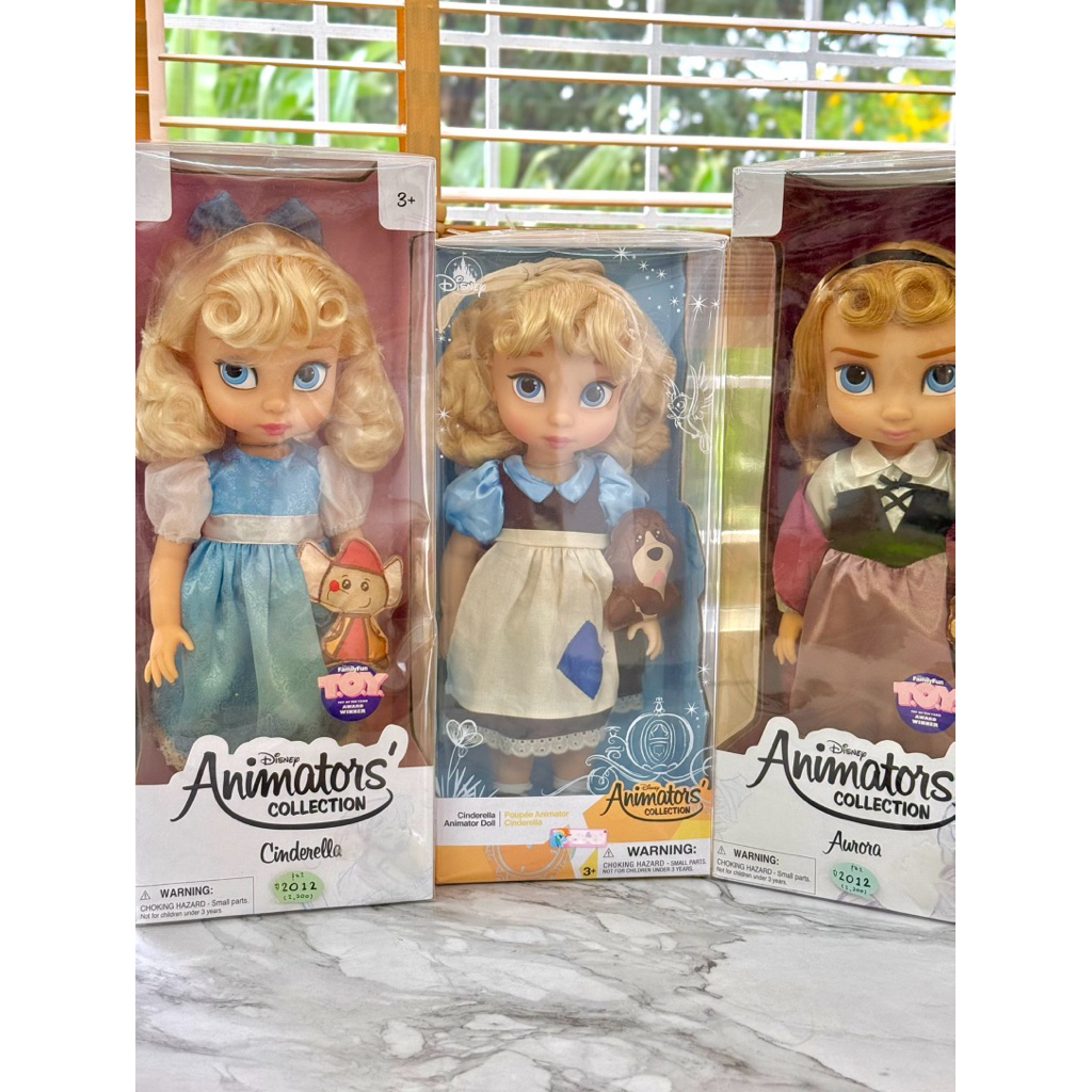 (พร้อมส่ง) ตุ๊กตาดิสนีย์ Cinderella,Aurora Disney Animators collection ...