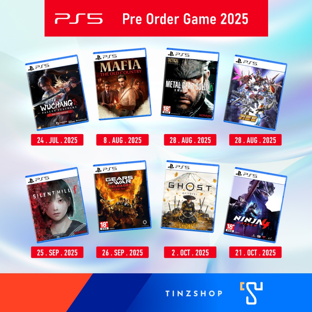 [Pre Order PS5 Set 2025] PS5 Pre Order Set: Mafia, Super Robot Wars Y ...