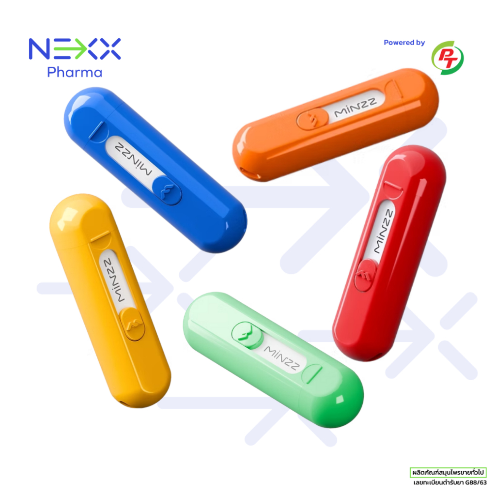 MINZZ Inhaler มินซ์ ยาดมชนิดพกพา ชนิดฝาปิด ขนาด 1 ml | Shopee Thailand