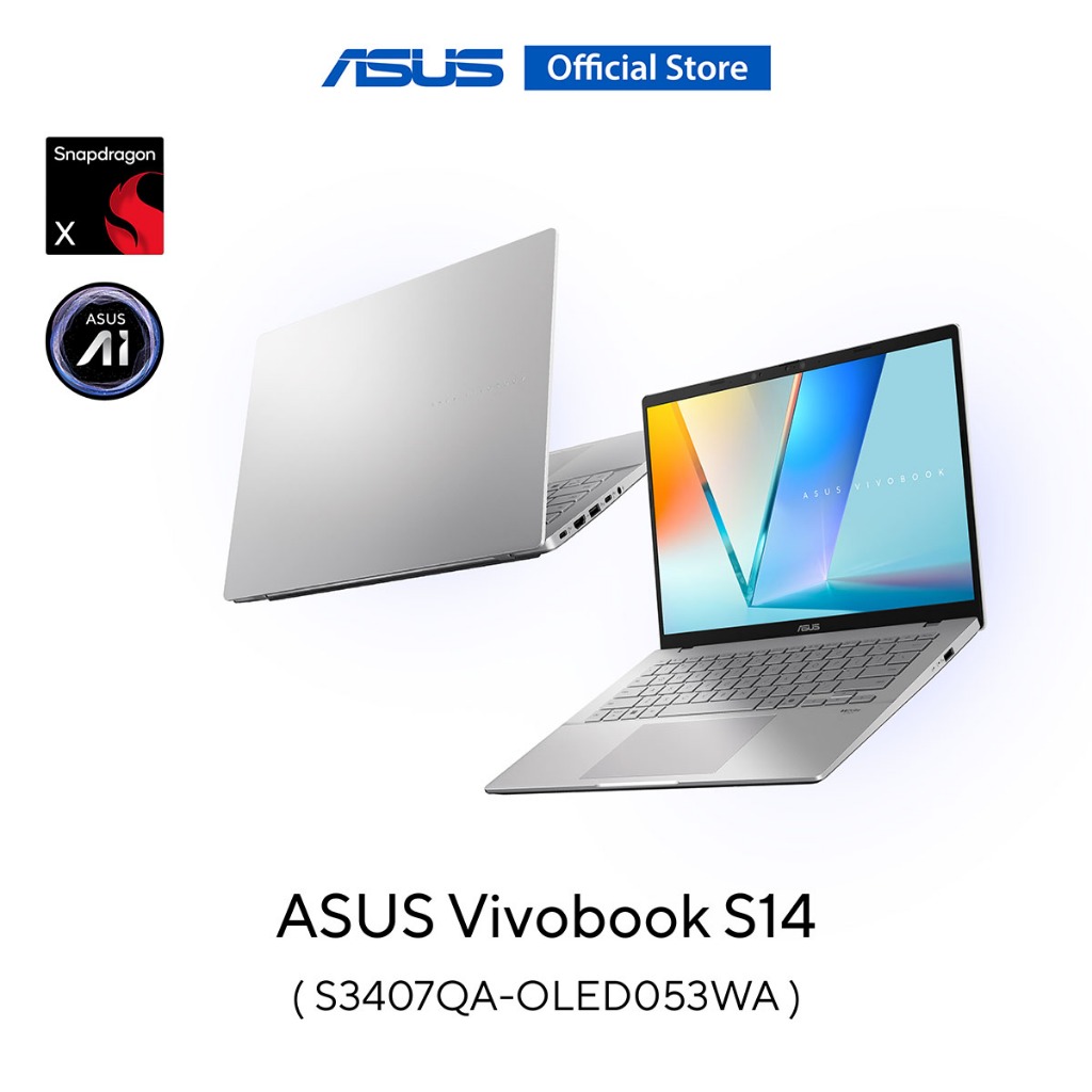 ASUS Vivobook S14 (S3407QA-OLED053WA) 14" FHD (1920x1200) OLED, SnapDX1 ...