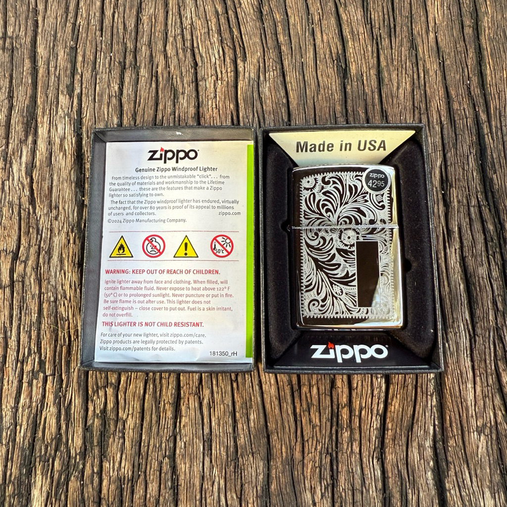 ไฟแช็กซิปโป้ Zippo Venetian 352 ของแท้ | Shopee Thailand