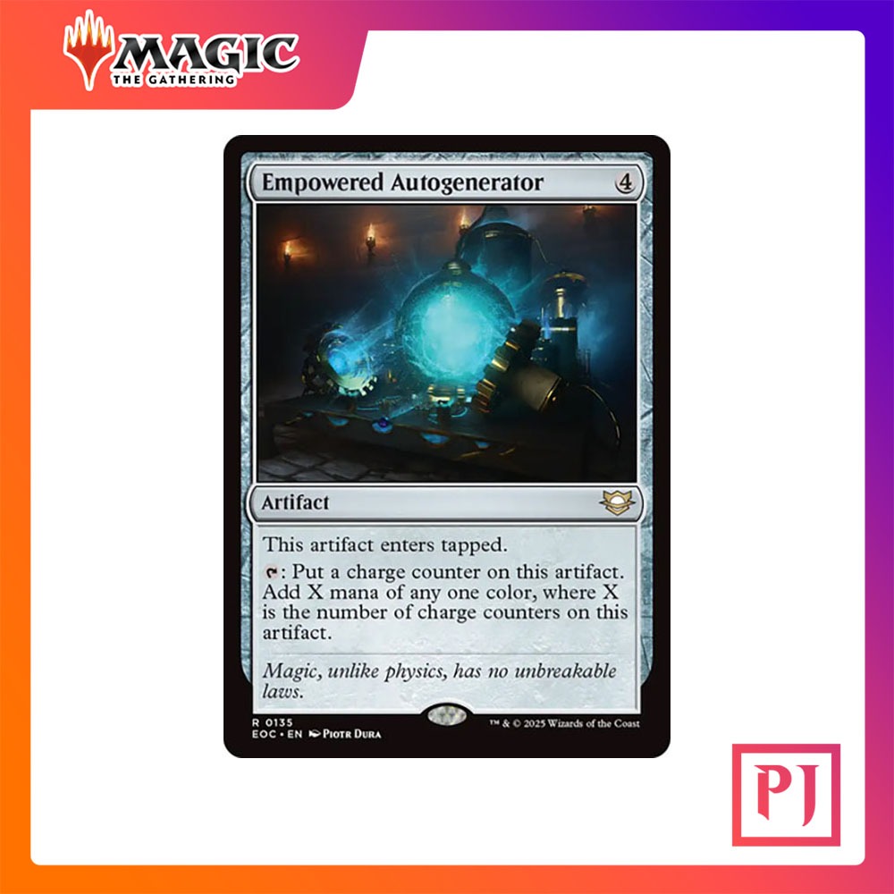 [MTG] Empowered Autogenerator [EOC] [ARTIFACT] [RARE] [NORMAL] [ENG] (การ์ดเมจิค / Magic the ...