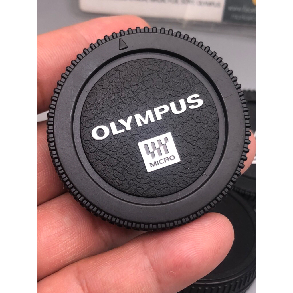 ฝาปิดบอดี้ Olympusแท้ และฝาปิดท้ายเลนส์olympus Cap Body./Rear Lens Cap ...