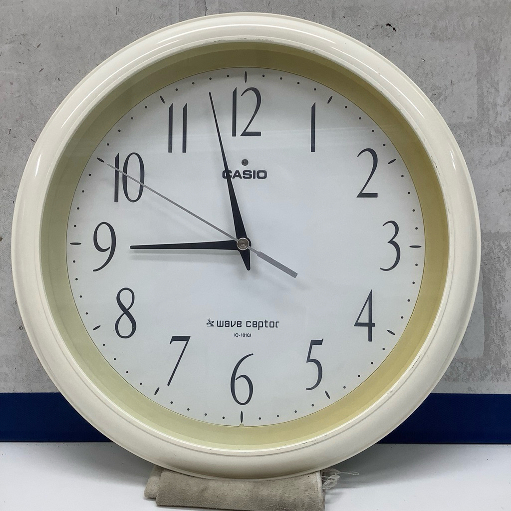 [นาฬิกามือสองญี่ปุ่น] 1WRC นาฬิกาแขวนระบบวิทยุ RADIO CONTROLLED WALL ...