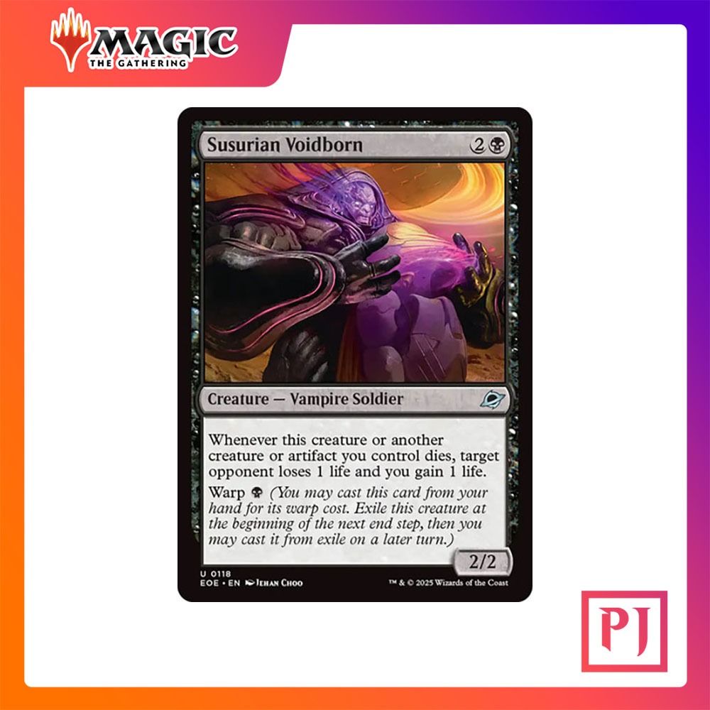 [MTG] Susurian Voidborn [EOE] [BLACK] [UNCOM] [NORMAL] [ENG] (การ์ดเม ...