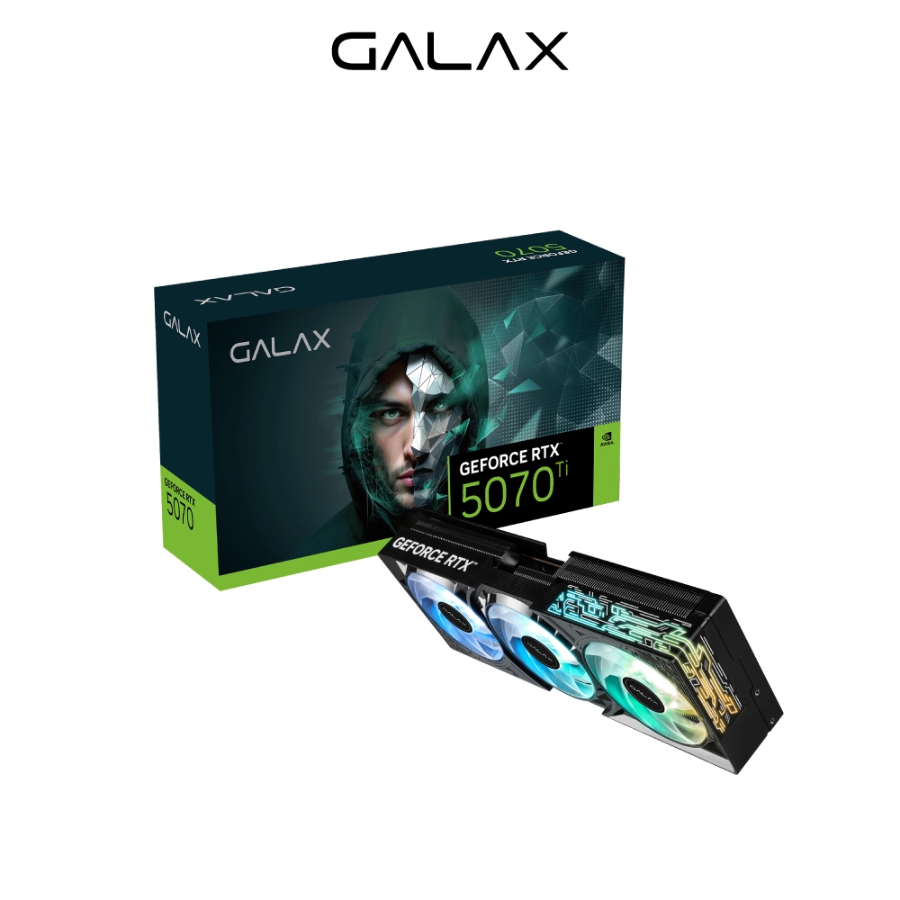 การ์ดจอ GALAX GeForce RTX 5070 Ti 1-Click OC 16GB GDDR7 | Shopee Thailand