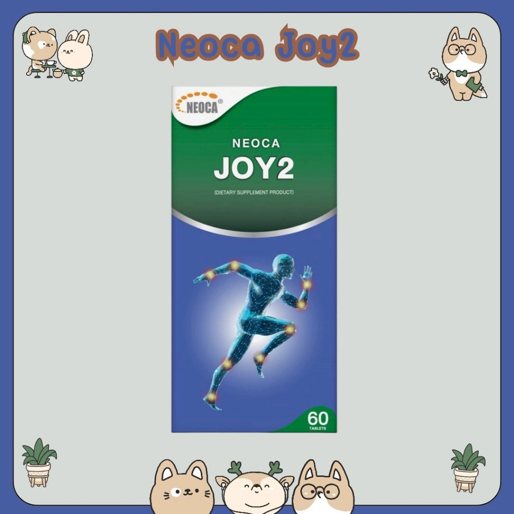 &NEOCA JOY2 นีโอก้า จอยทู กระดูกอ่อนปลาฉลาม บำรุงกระดูก ขนาด 60 เม็ด ...