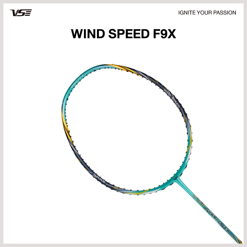 VS ไม้แบดมินตัน รุ่น Wind Speed F9X 5U แถมกริปคละสี+เอ็น+ซอง *ขึ้นเอ็น ...