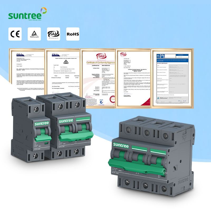 Suntree DC Breaker รุ่น SL7N-125D 2P เบรกเกอร์ DC เบรกเกอร์โซล่าเซลล์ ไฟกระแสตรง เซอร์กิต ...