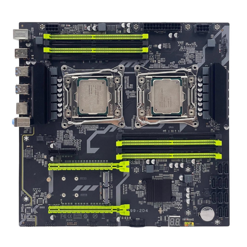 มือสอง ชุด Xeon E5 2699V3 Dual Core 36 Threads 72 พร้อมบอร์ด X99-2D4 ...