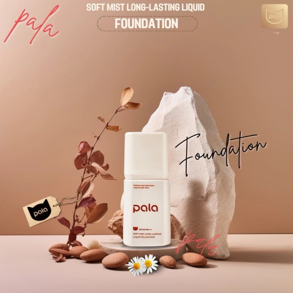🤎รับตรงบริษัท🤎รองพื้น Pala พาลา SPF50+ PA+++ เนื้อบางเบาแต่ปกปิด กันน้ำ ...