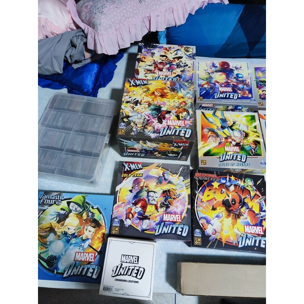 บอร์ดเกมมือสอง Marvel united SS1 SS2 version KS มี playmat แถม Marvel Codename | Shopee Thailand