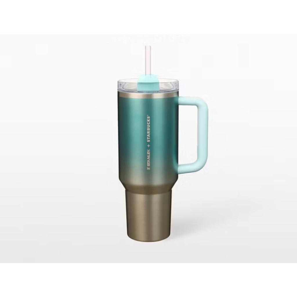 Starbucks Stainless Steel Summer Chillwave STANLEY Cold Cup 40oz ...