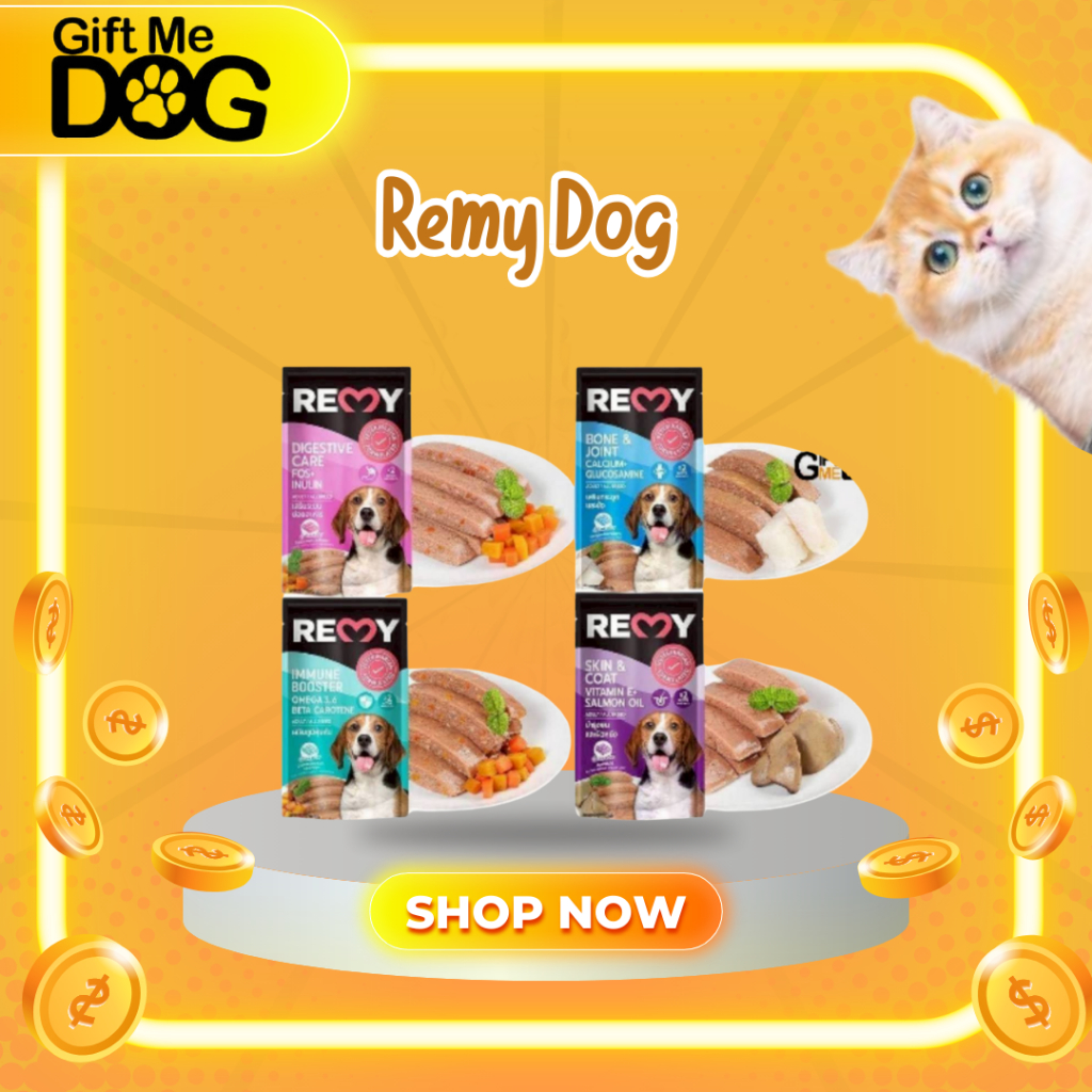 REMY Dog เรมี่ สุนัข อาหารเปียกสำหรับสุนัขทุกสายพันธุ์ ขนาด110g ...