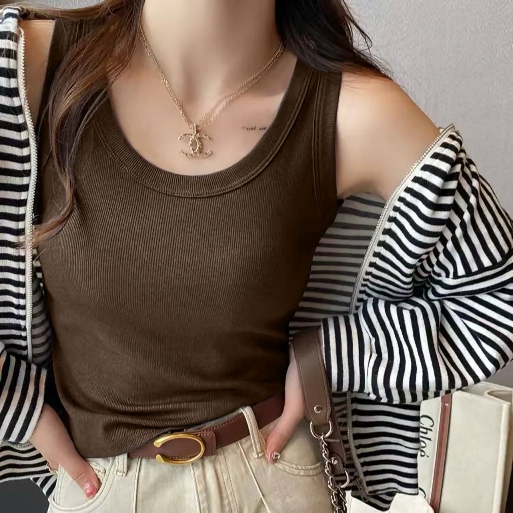 เสื้อกล้ามไม่มีบราไม่มีฟองน้ำ รุ่น W888 สำหรับผู้หญิง เสื้อกล้ามลำลอง ...