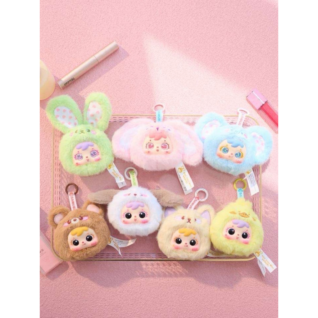 🔥ใช้โค้ดลดได้ SAMUEL Animal Party Makeup Mirror กระจกพับ ยกbox 6 จุ่ม ...