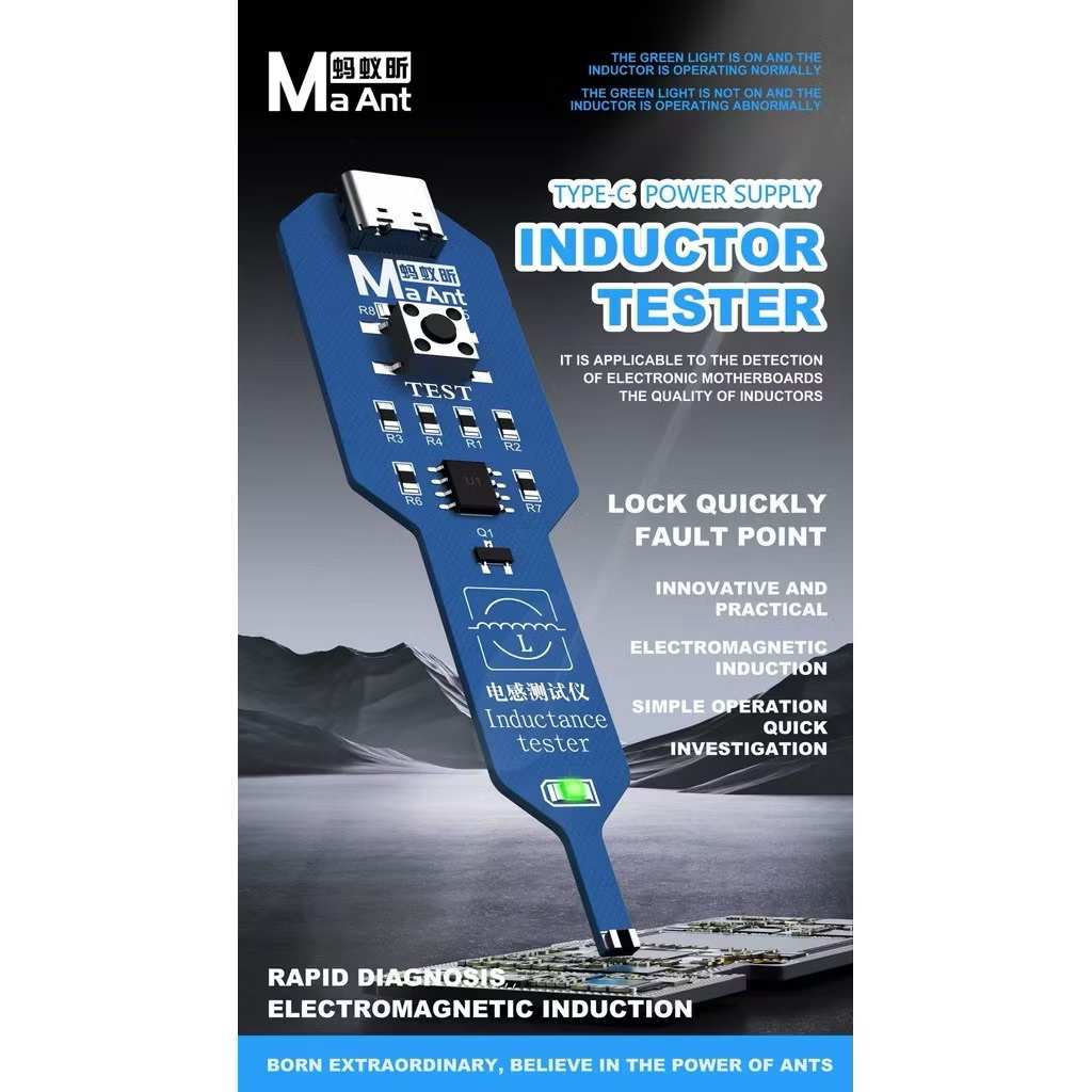 MaAnt M093 M093Bตัวเหนี่ยวนําเครื่องทดสอบเมนบอร์ดคอยล์ตัวเหนี่ยวนํา ...