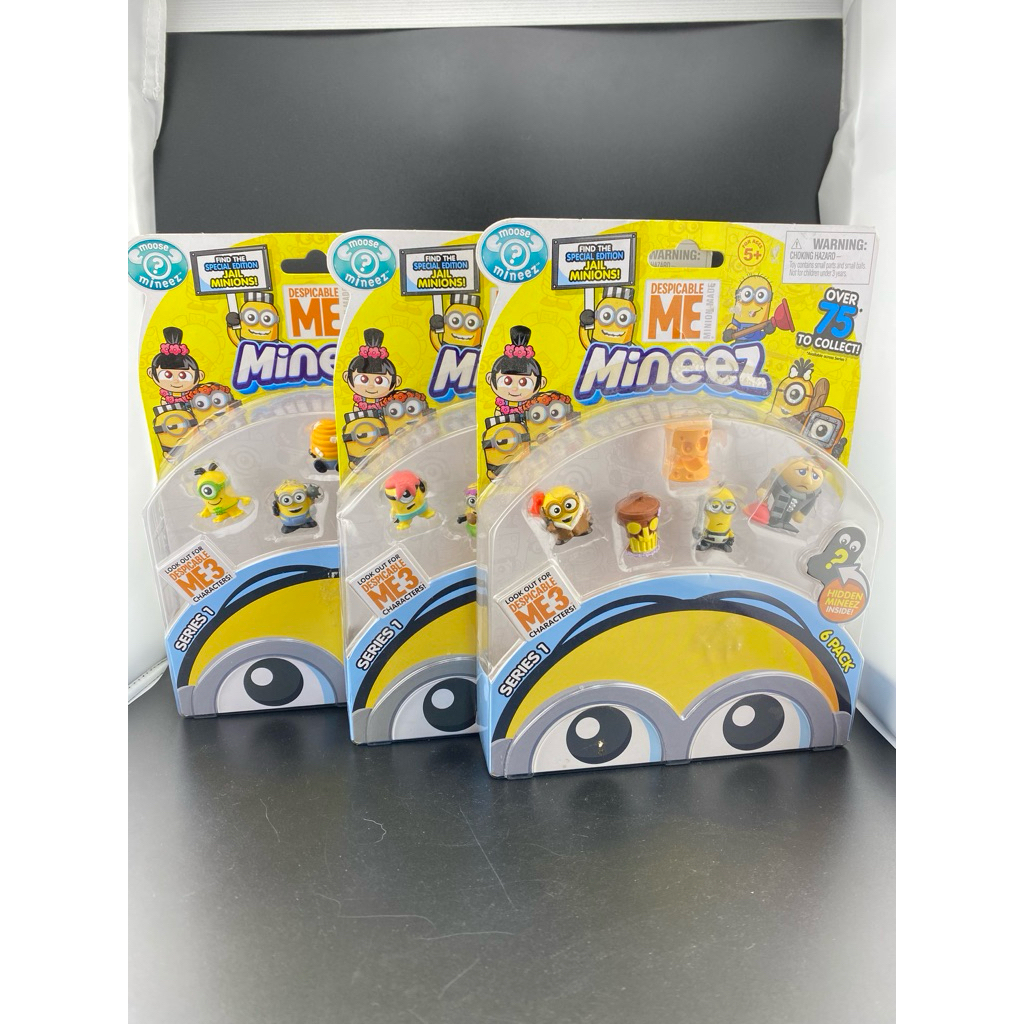 มินิโมเดลมินเนี่ยน Despicable Me Mineez Deluxe Series 1 Minions ...