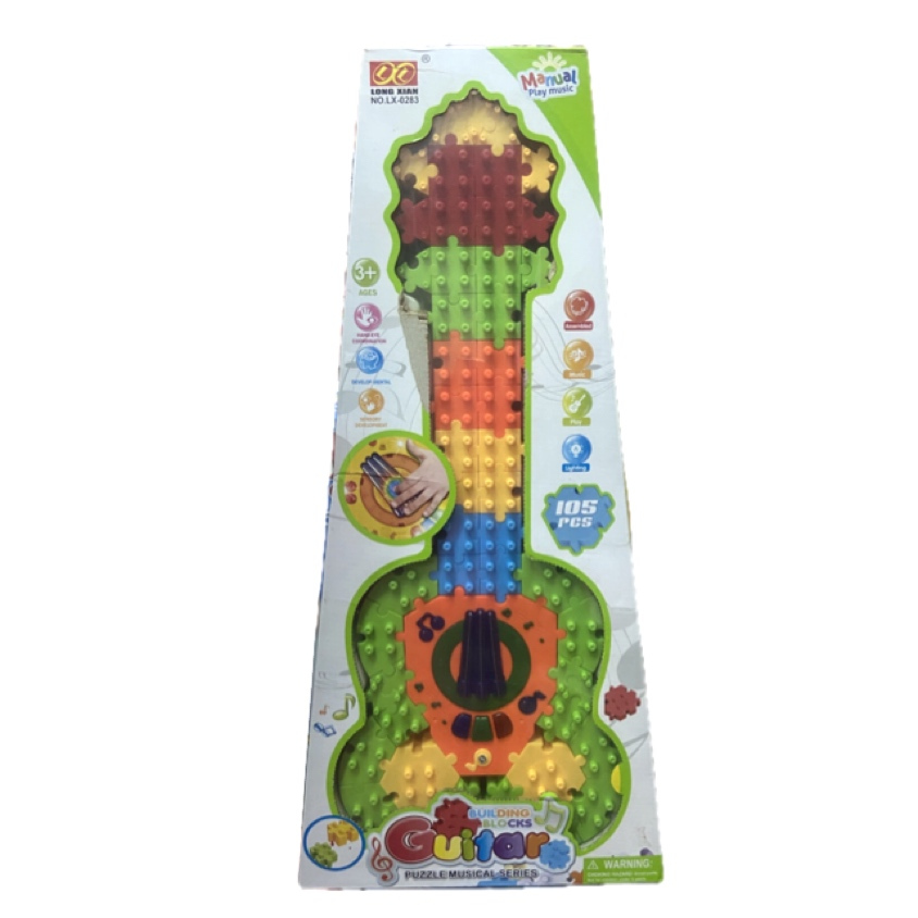 Guitar Building Blocks Puzzle Musical Series เครื่องดนตรี กีต้าร์ มี ...