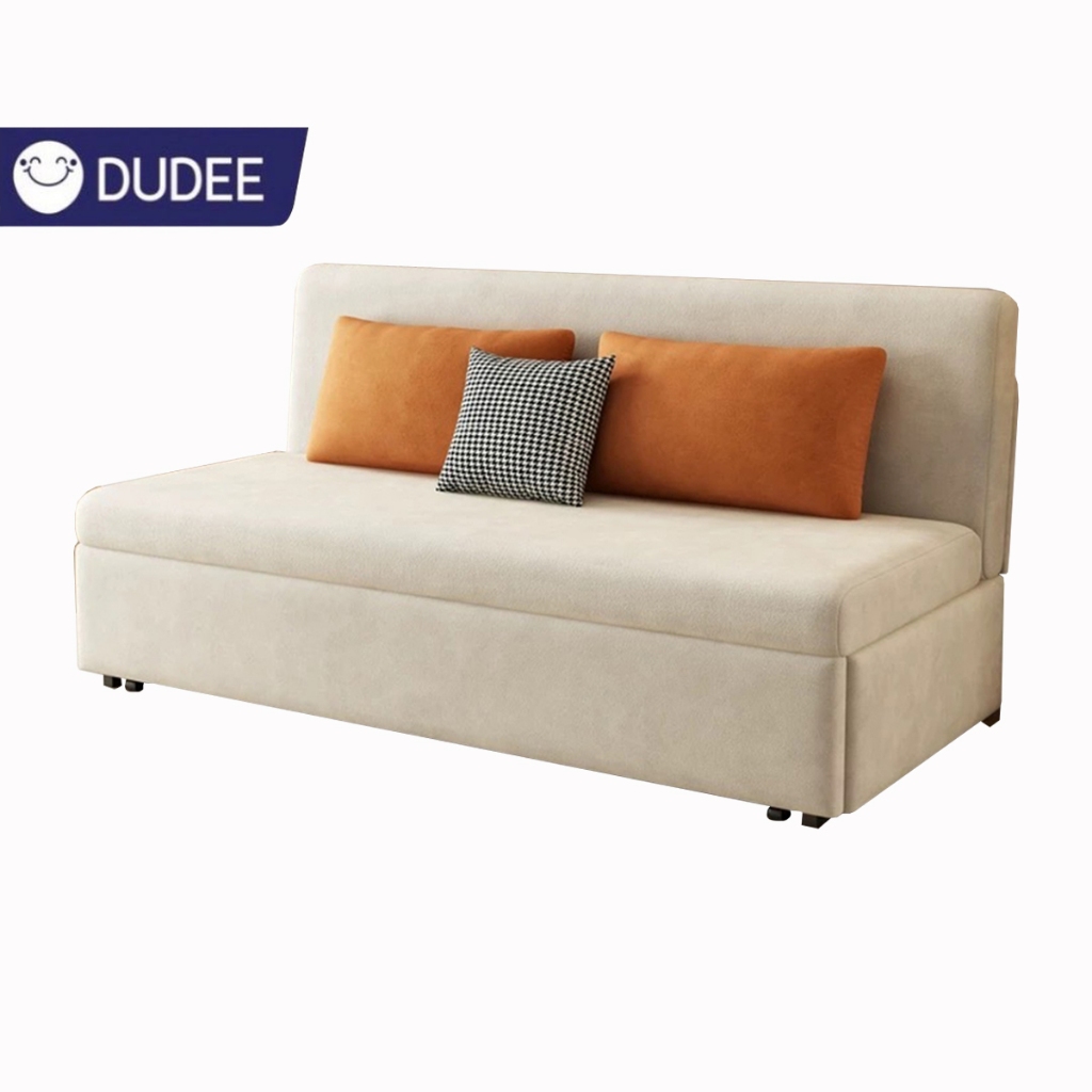 DUDEE โซฟาเบด รุ่น SF-123 สไตล์มินิมอล ปรับเป็นได้ทั้งโซฟาและเตียงนอน เก็บของได้เยอะ แข็งแรง ทน ...