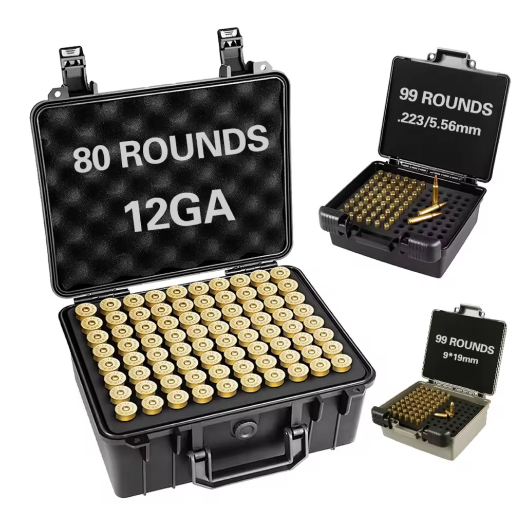 กช่องเก็บกระสุน (เฉพาะกล่อง) Ammo Box Bullet Box 223/5.56 9mm 12GA ...