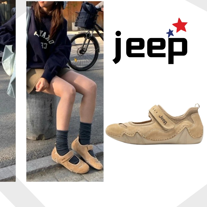Jeep Mary Jane รองเท้ากีฬาผู้หญิงสองสีให้เลือก | Shopee Thailand