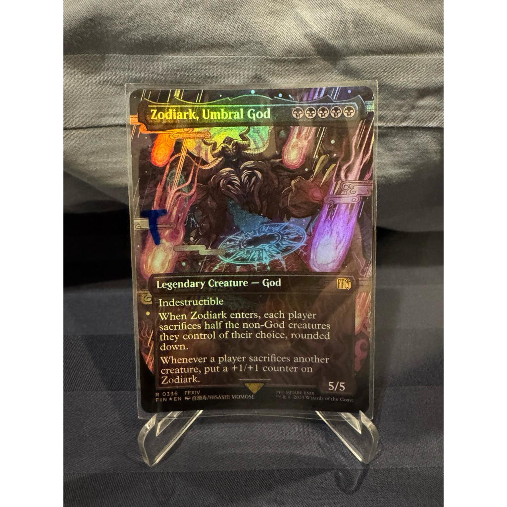 MTG Final Fantasy Variants Foil: Zodiark, Umbral God (0336 - Borderless) | Shopee Thailand
