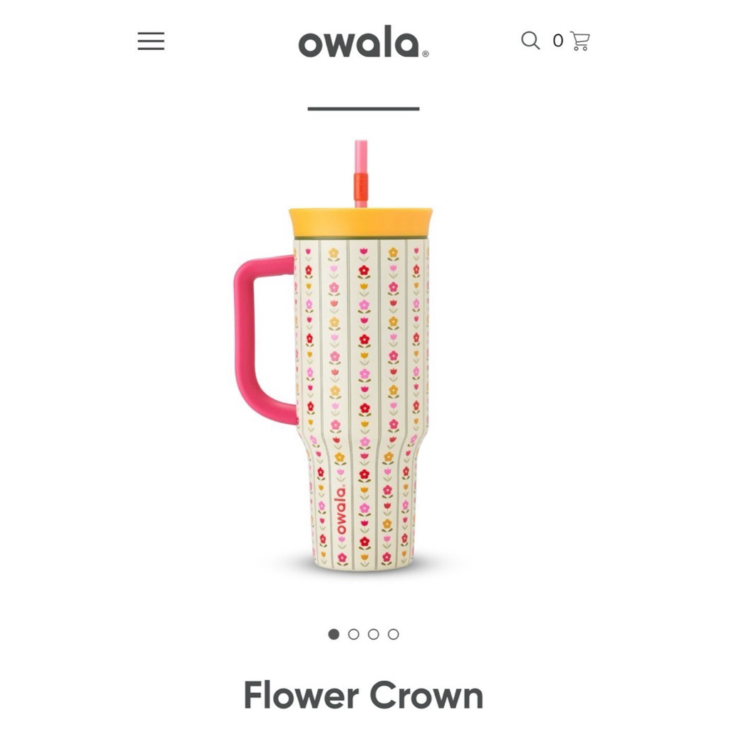 Owala | Flower Crown New แก้ว owala tumbler | Shopee Thailand