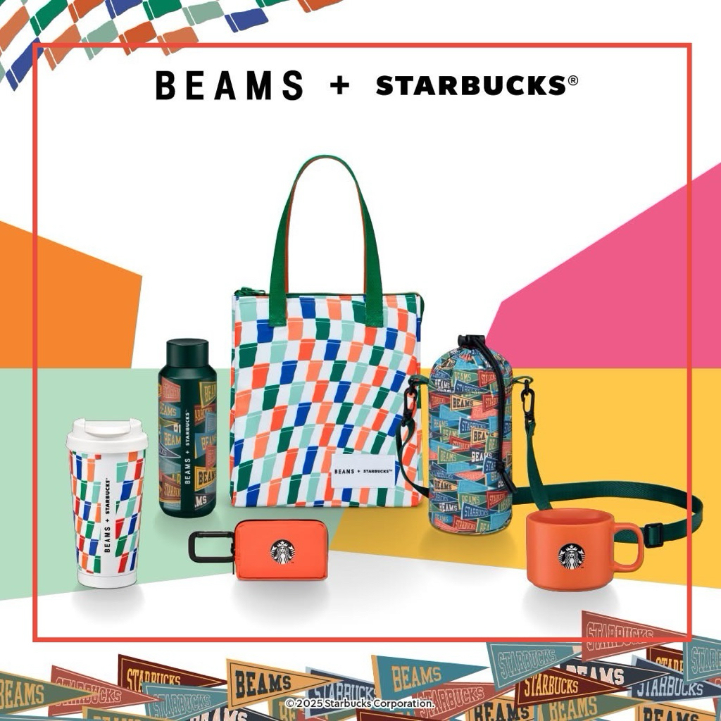 💯%BEAMS + Starbucks Checkered💯%จำหน่ายแต่ของแท้100% | Shopee Thailand