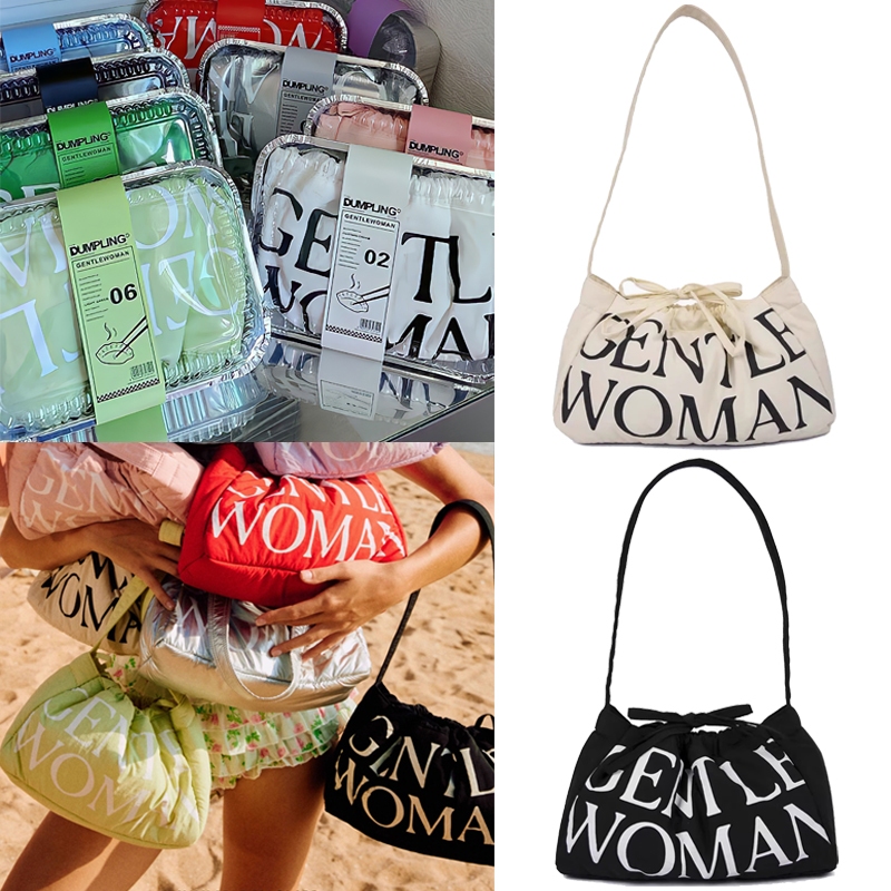 New กระเป๋า Gentlewoman แท้ Dumpling Bag drawstring bag Crossbody ...