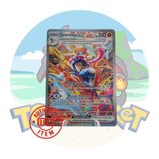 Pokemon Card "Greninja EX ALt 214/167" ENG Twilight MAsquerade | Shopee Thailand