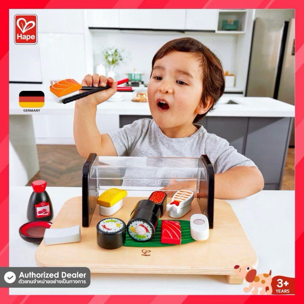Hape - เซตซูชิสดใหม่ Sushi Time (3Y+) - E3186 | Shopee Thailand