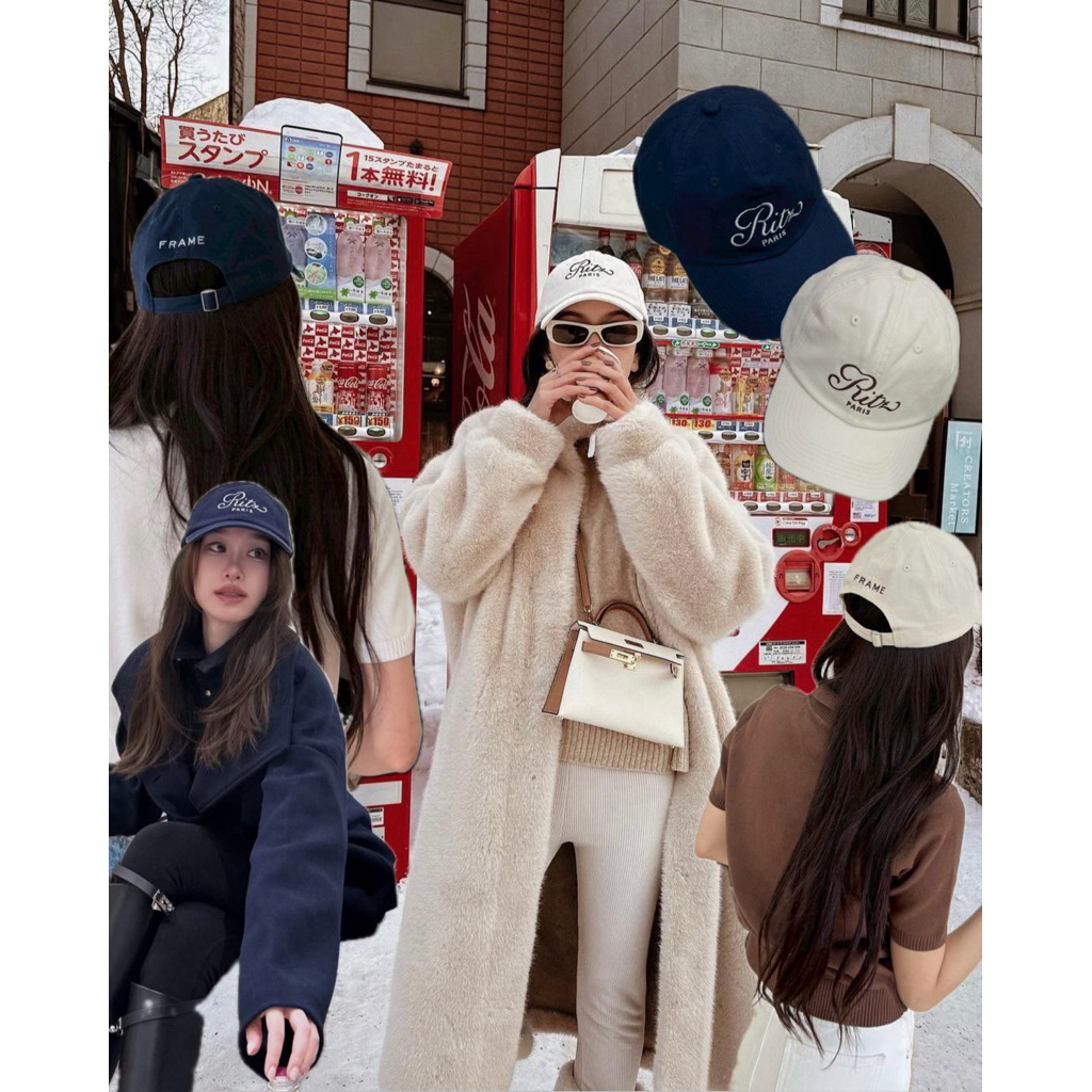 Ritz cap 🥐🧢(350฿) หมวกแก๊ป งานปักโลโก้ ทั้งด้านหน้า-ด้านหลังเลยค่ะ รุ่น ...