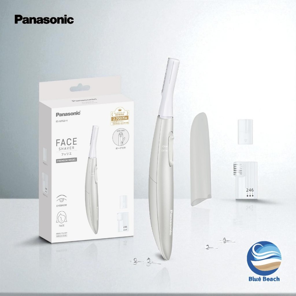 Panasonic Ferrier ES-WF63-H เครื่องโกนหน้า/จัดแต่งคิ้ว/2in1/ใบมีดบาง 0 ...