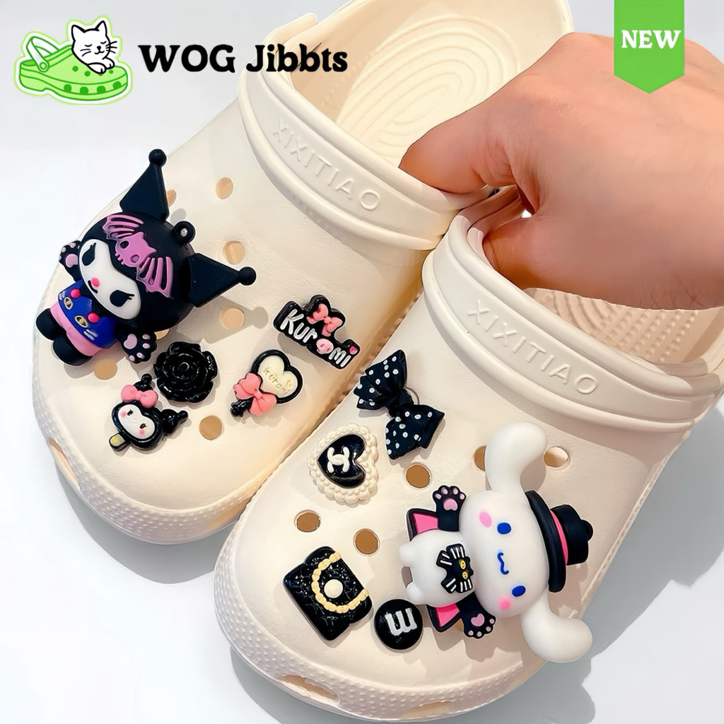 12ชิ้น/เซ็ตWog jibbit สุดน่ารัก งาน3มิติ ,มาพร้อมกับความสดใส ,แฟชั่น ...