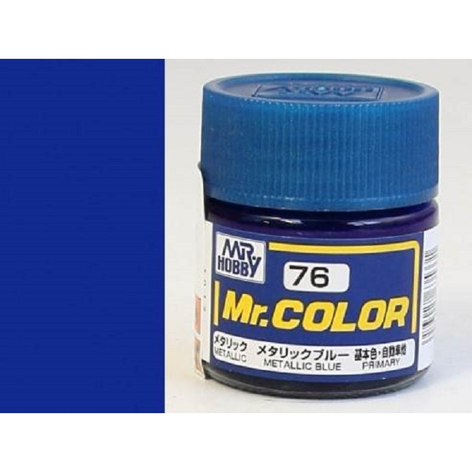 Mr Color, Mr Hobby C76 สี Metallic Blue (ของแท้จาก GSI JAPAN) 10ml ...